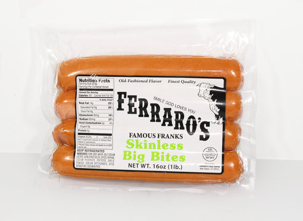 Ferraro's 1lb Big Bites - Skinless $4.49 – The Meat King