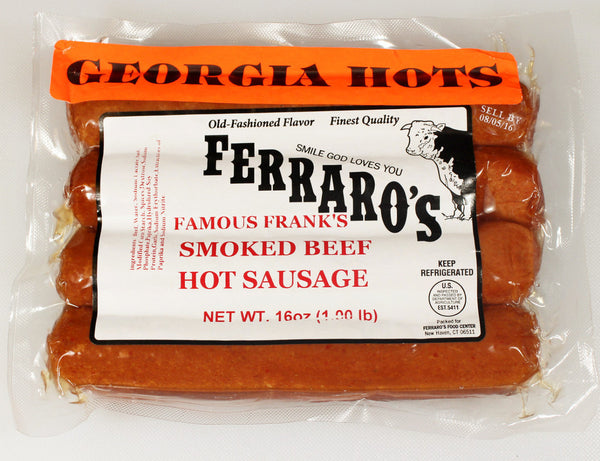 Ferraro's 1lb Beef Georgia Hots $5.99 – The Meat King